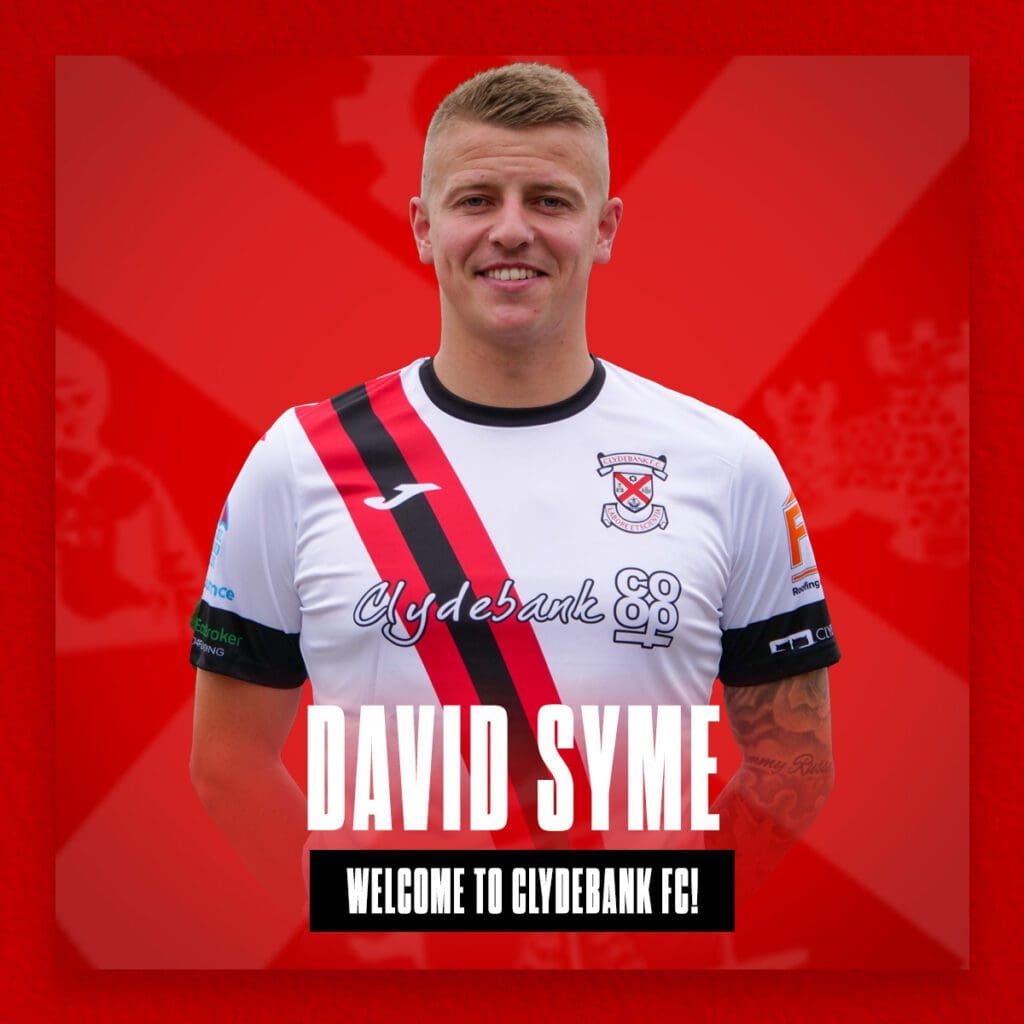 David Syme is a Bankie! - Clydebank Football Club