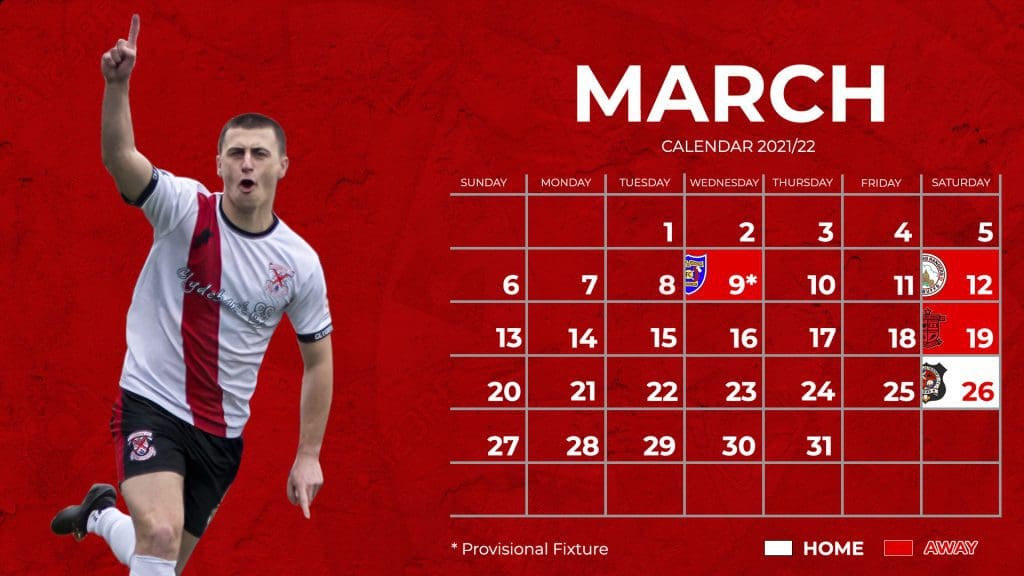 March Fixture Update - Clydebank Football Club