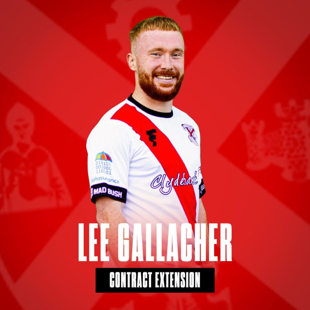 Lee Gallacher commits until 2024 - Clydebank Football Club