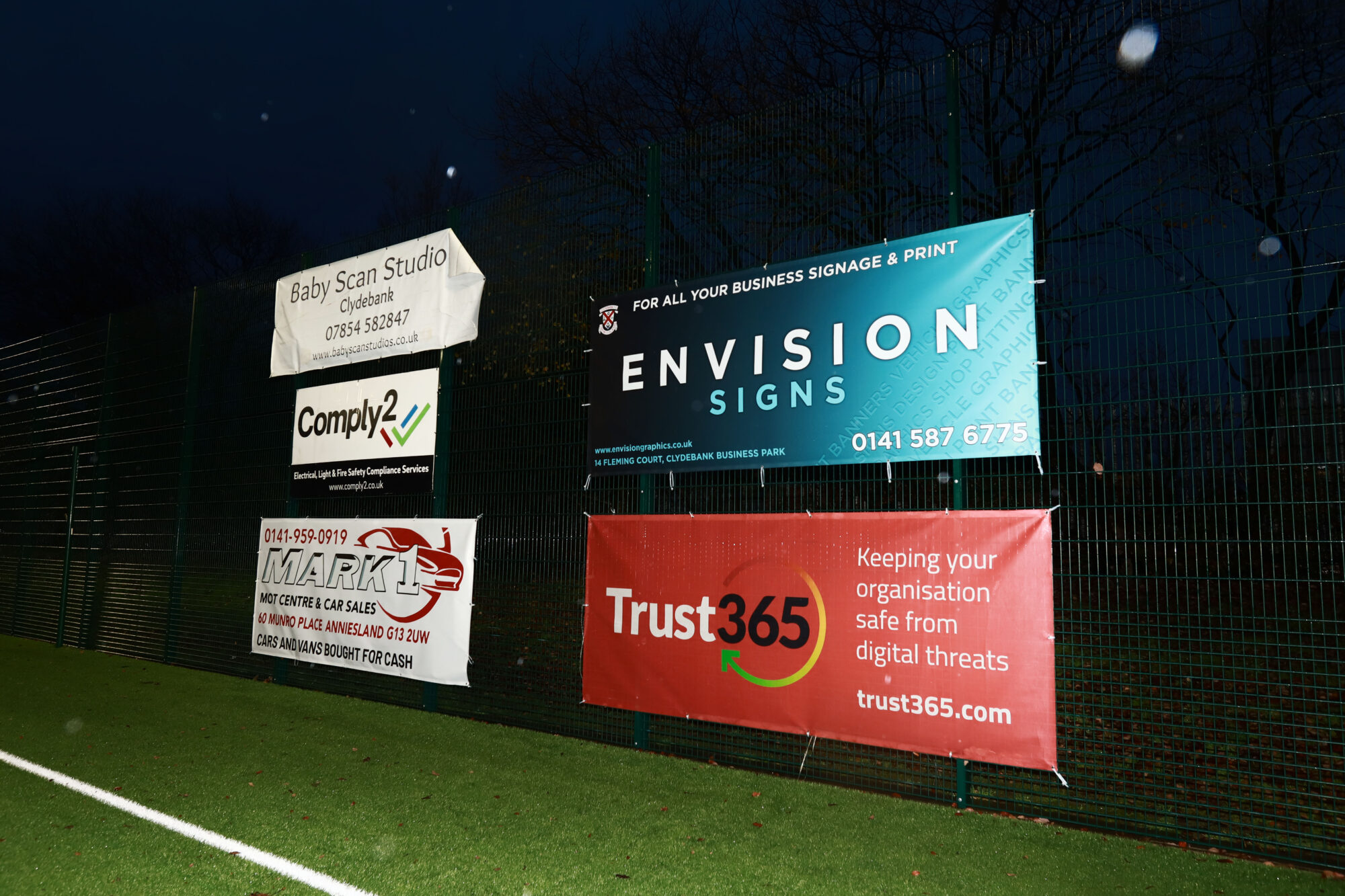 Pitchside Advertising - Clydebank Football Club