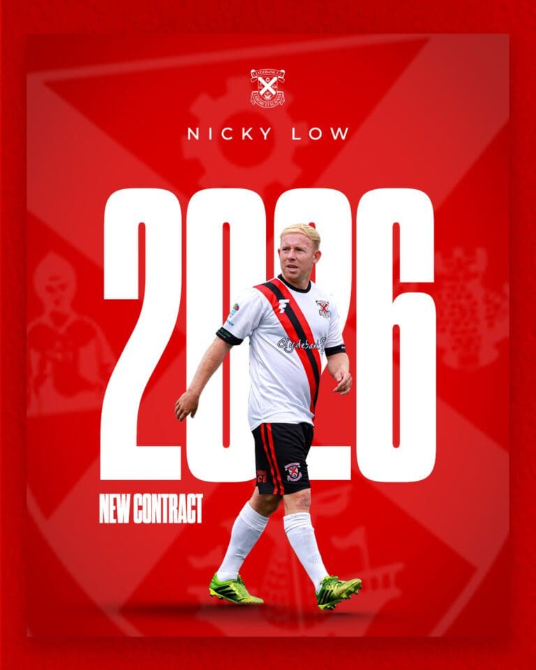 Nicky Low signs until 2026 - Clydebank Football Club